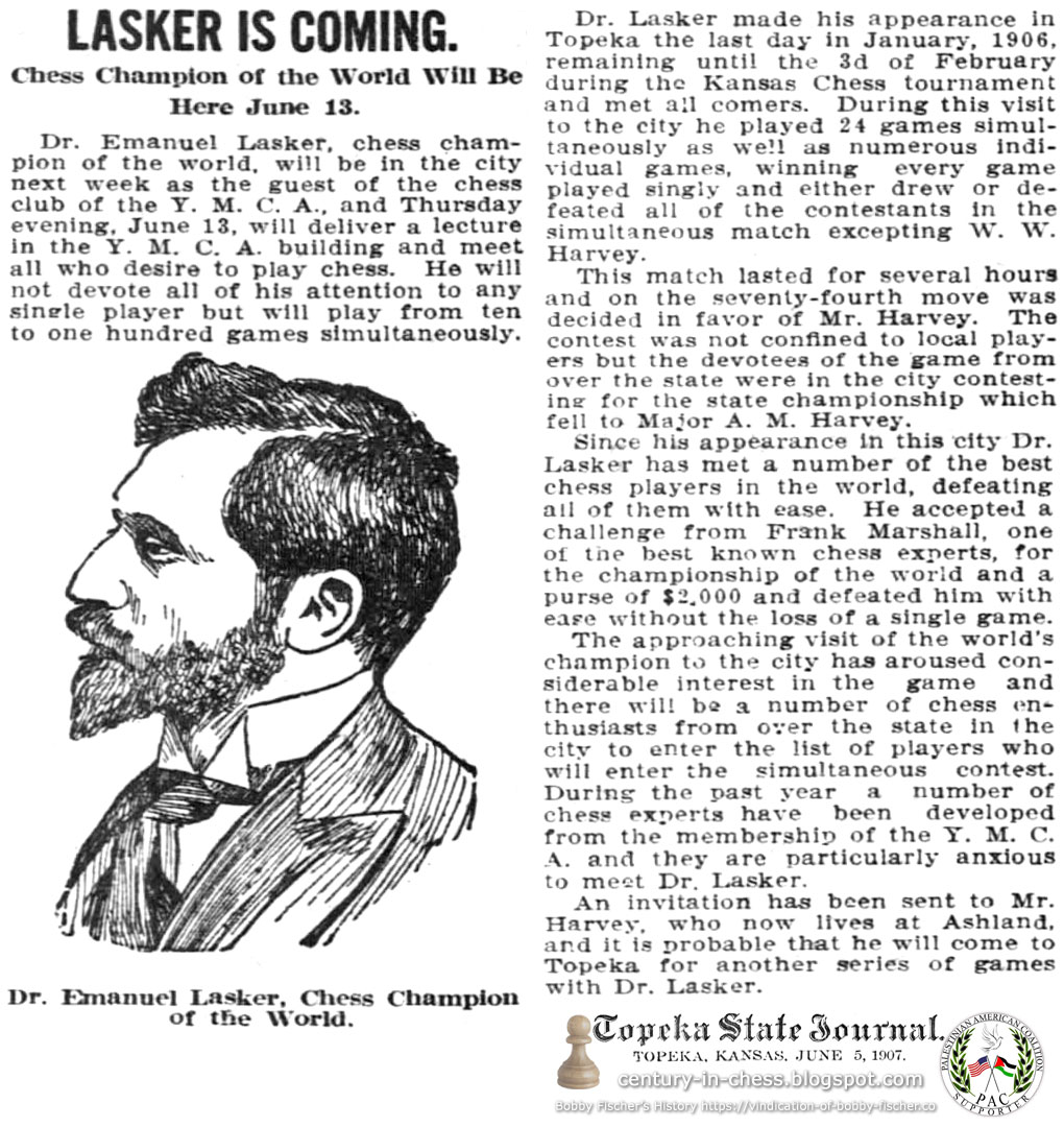 Best in Chess: Emanuel Lasker